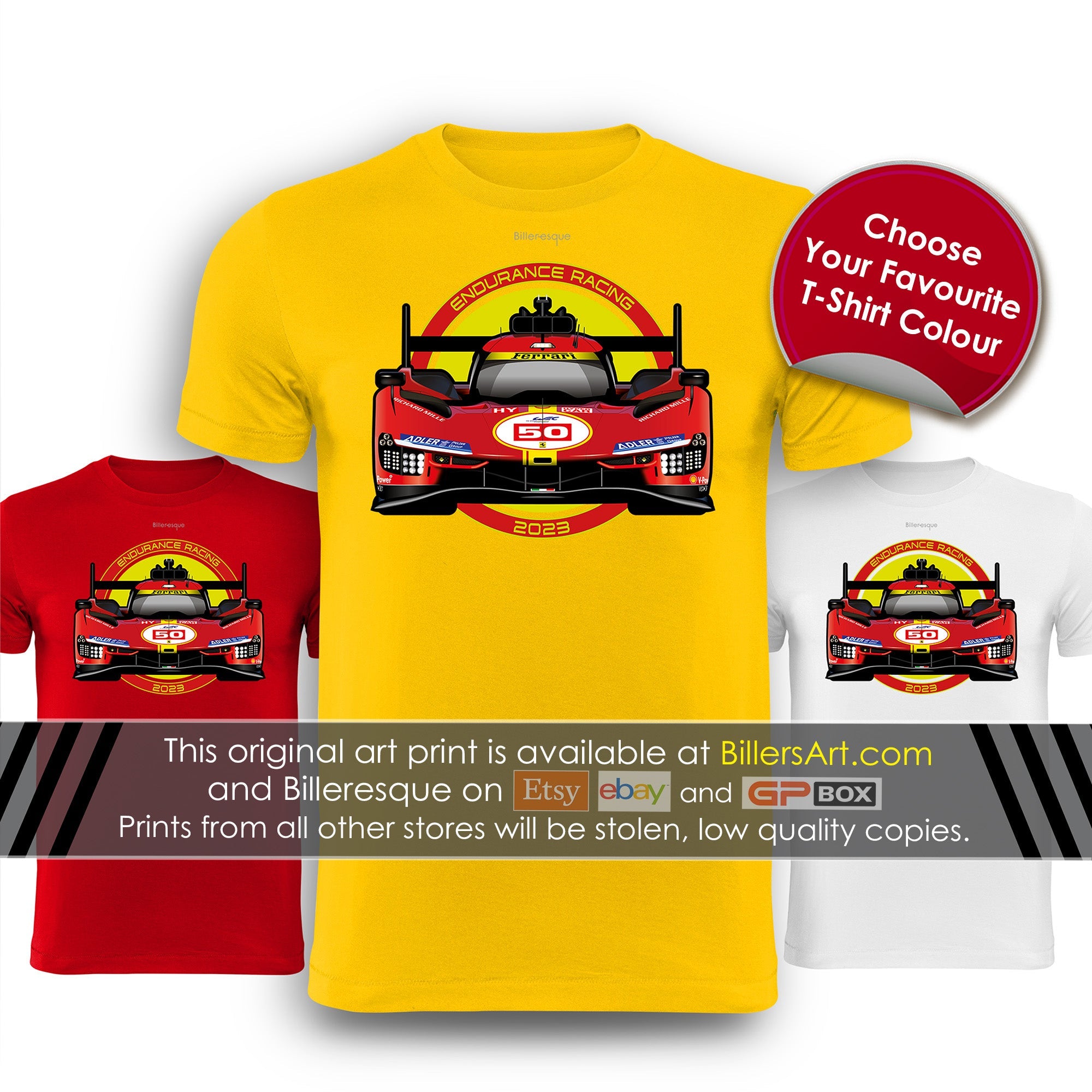 WEC & NASCAR Clothing – Biller's Art