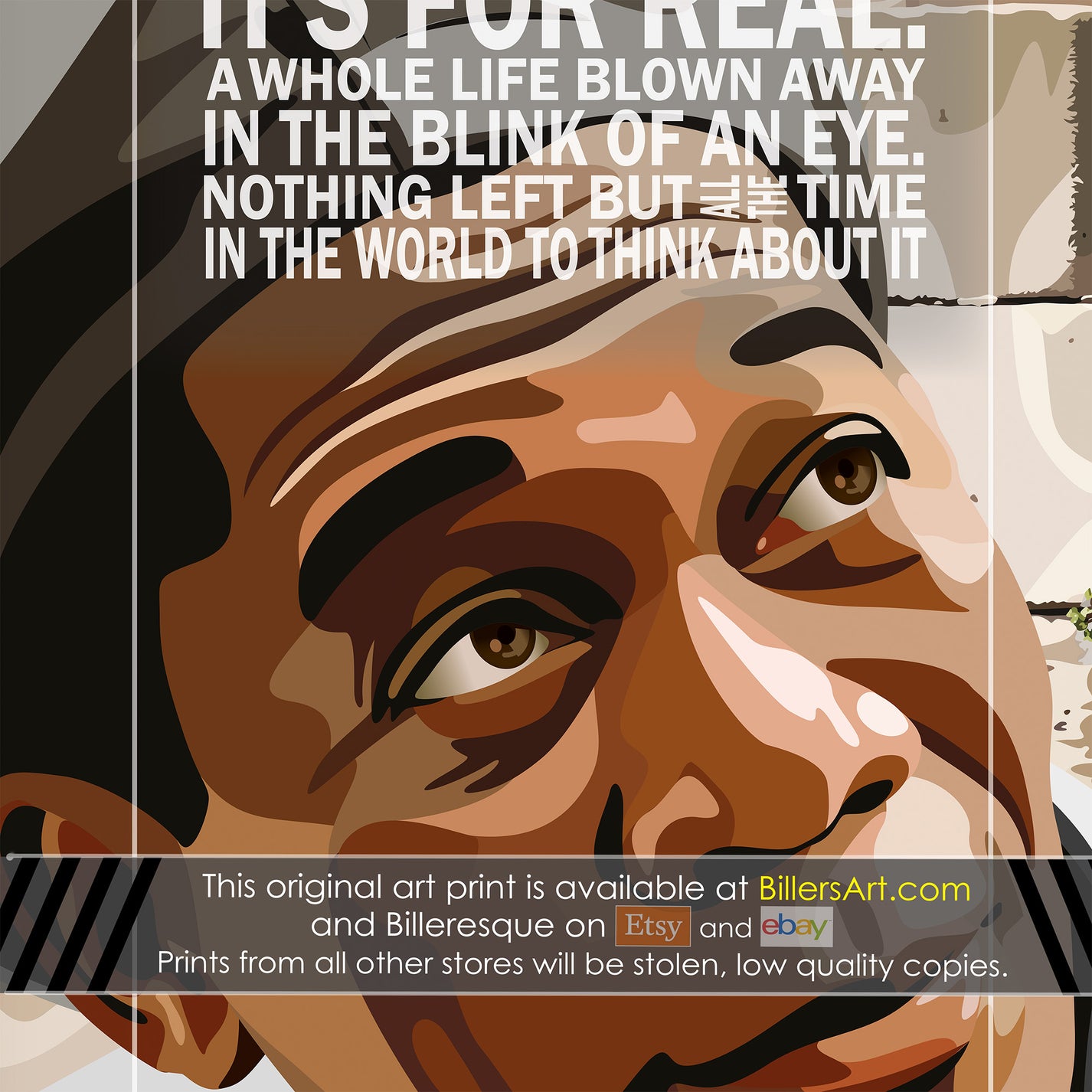 The Shawshank Redemption Movie Print - Red Quote – BillersArt