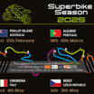 SBK Superbike 2025 Portrait Circuit Wall Calendar Fixtures – BillersArt